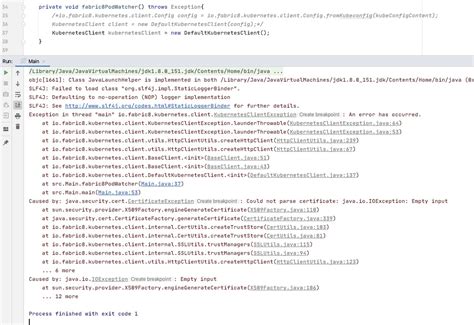 failed to init kubernetesclient · issue 2568 · fabric8io kubernetes