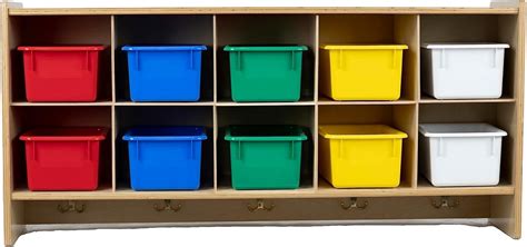 Cubby Storage Organizer Cubes 10 Cubbies With Coat Hooks Hanging Wall