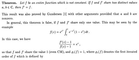 Complex Analysis Meromorphic Function G Sharing Value S With Its Derivative G Counting