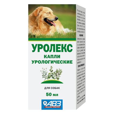 Характеристики Уролекс для собак крупных пород, капли, 50 мл подробное ...