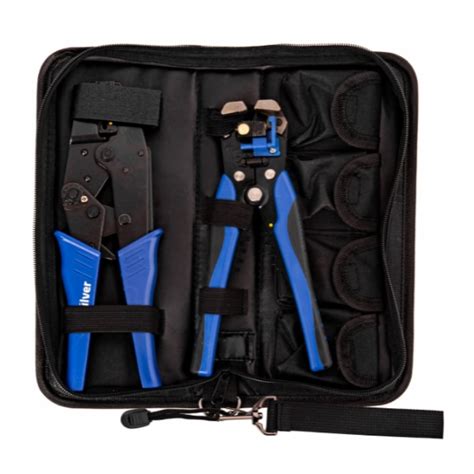 Комплект от 2 броя клещи за кримпване на кабели 0 5 Mm² 16 Mm² Сребристи Emag Bg