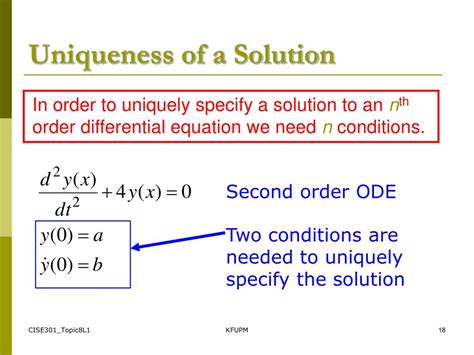 Ppt Cise301 Numerical Methods Topic 8 Ordinary Differential
