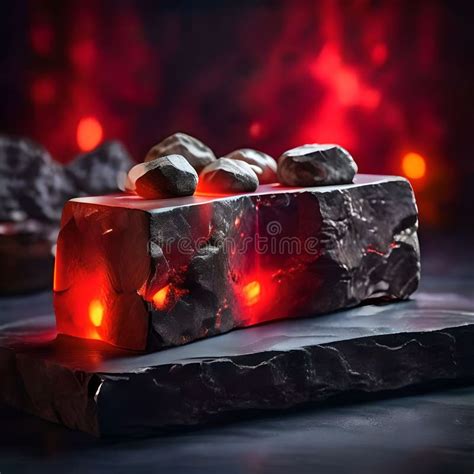 Glowing Red Light Cinematic Photorea Ai Stock Illustrations 2 Glowing