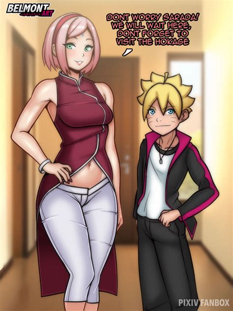 Sakura And Boruto Secret Training By Belmont2121 On Deviantart