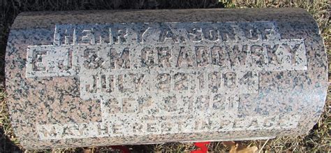 Henry August Grabowski 1904 1921 Homenaje De Find A Grave