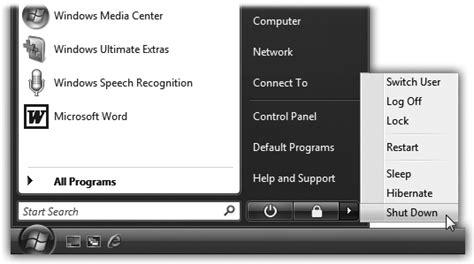 Log Off Shut Down Computer