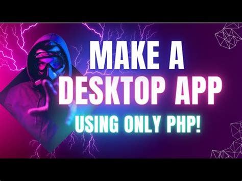 Create a Desktop App Using only PHP! - NativePHP + Laravel + Livewire - YouTube
