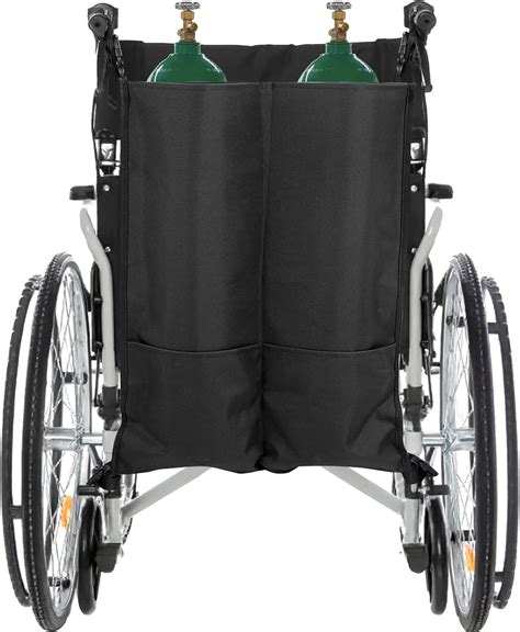 Dual Oxygen Tank Holder For Wheelchiars Oxygen Cylinder