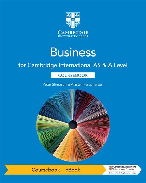 Download PDF EPub Cambridge International AS And A Level Business Coursebook 4th Edition Ebook