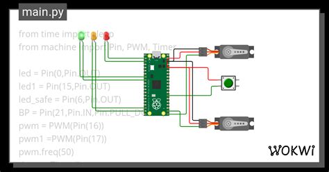 Pwm Servomoteur Led Clignotant Wokwi Esp32 Stm32 Arduino Simulator