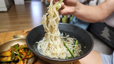 다이어트 요리 누들 곤약 잔치국수