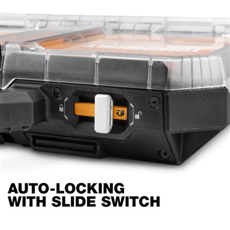 Toughbuilt Stacktech Low Profile 22 Compartment Medium Plastic Small Parts Organizer In The