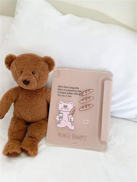 엑스디폰케이스 ☁️바게트미미 스마트커버 젤하드 아이패드케이스☁️ 위시버킷