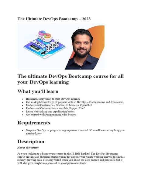 The Ultimate Devops Bootcamp Pdf