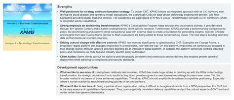 KPMG Cloud Native Transformation Services Capabilities HFS Research