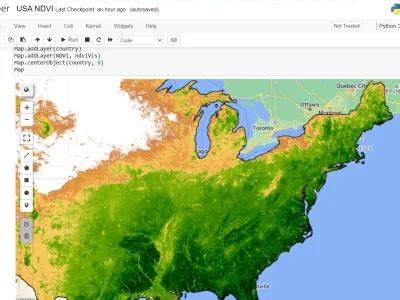 Geospatial Analysis Results Using Google Earth Engine GIS RS Python API Upwork