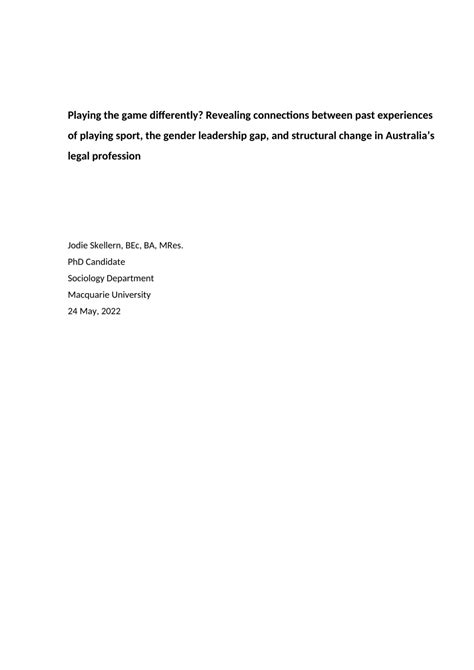 pdf playing the game differently revealing connections between past