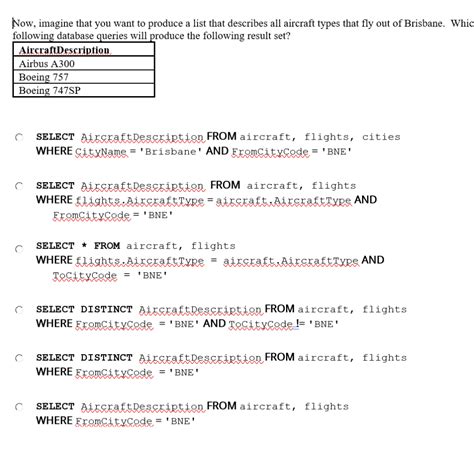 Solved Consider The Airline Database Containing Tables