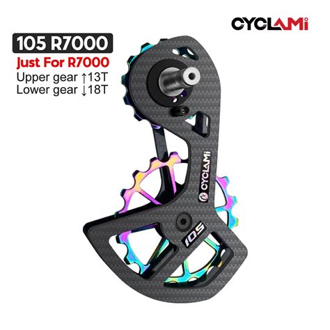 Cyclami UT 105 จักรยานคาร์บอนไฟเบอร์แบริ่งเซรามิค 18T Pulley ชุดล้อ ...