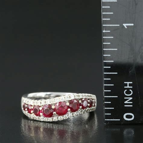 Chérie Dori 18k Ruby And Diamond Ring Ebth