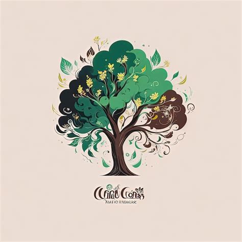 Premium Vector Vector Illustration Logo Tree Environmental Design
