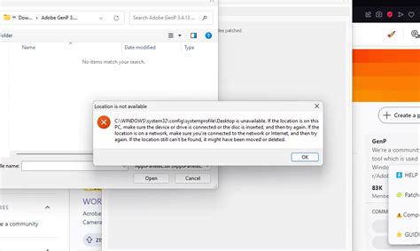 Im Kinda New To Genp And When I Tried Patching Cc This Error Shows Up