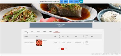 springboot毕设 具有智能推荐功能的外卖点餐系统 程序 论文 csdn博客