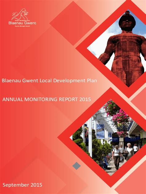 Fillable Online Local Development Plan Annual Monitoring Report 2015