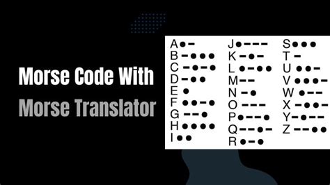 Learn Morse Code With Morse Translator And Decoder Guided