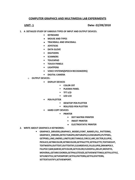 Computer Graphics Program Pdf Printer Computing Computing