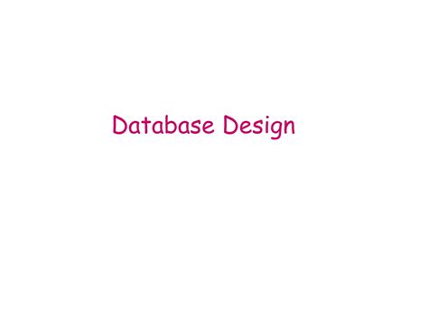 PPT Database Design PowerPoint Presentation Free Download ID
