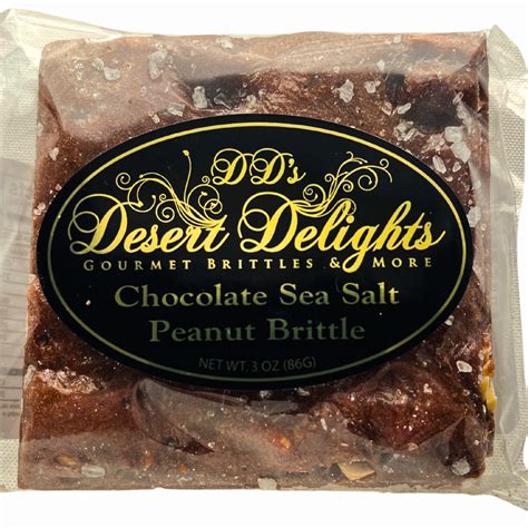 Decadent Dark Chocolate Peanut Brittle Dds Desert Delights