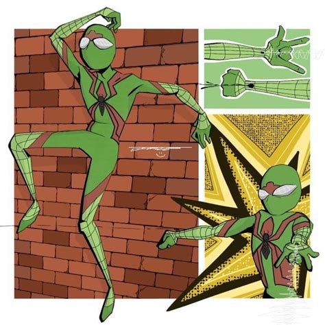 I Made A Spider Man Guy Semi Based Off The Green Lynx Spider Rspidersonas