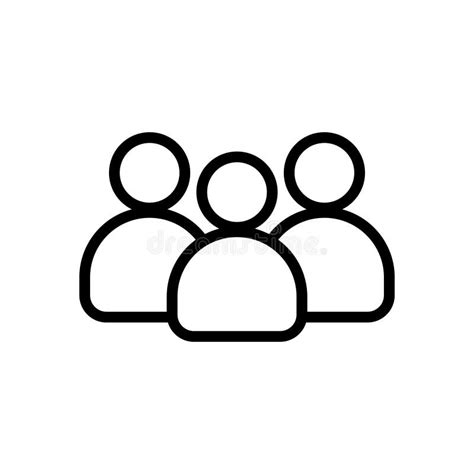 Team Icon Stock Vector Illustration Of Line Support 330167270