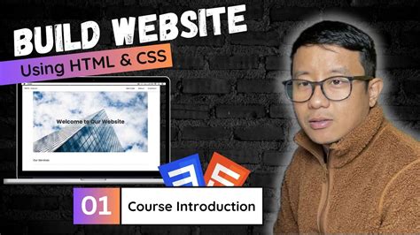 Build Website Using Html And Css 1 Course Introduction Youtube