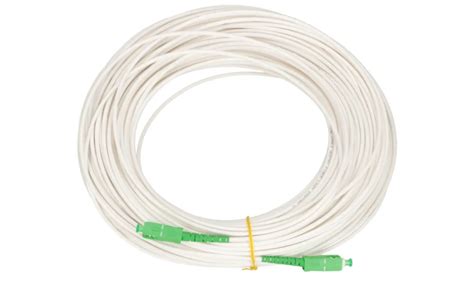 Extralink SC APC SC APC Patchcord LSZH Single Mode Simplex G A Mm M White
