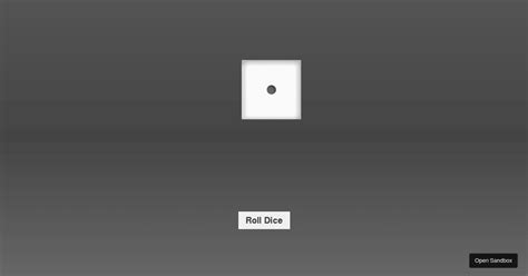 Animated D Dice Roll Codesandbox