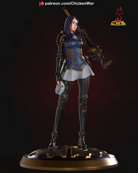 Arcane Caitlyn 3d Print Model Free High Quality Models For Your Projects Assetsfree”