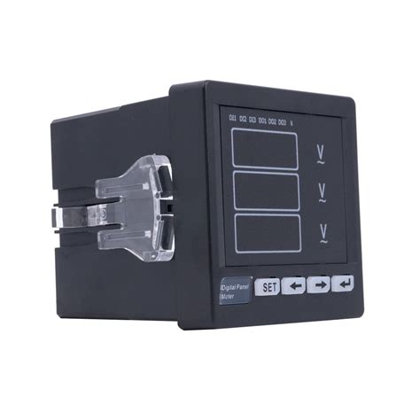 Volt Amp Meter Digital 12 Volt Slim Inline Meter For Voltage Measurement Three Phase Digital