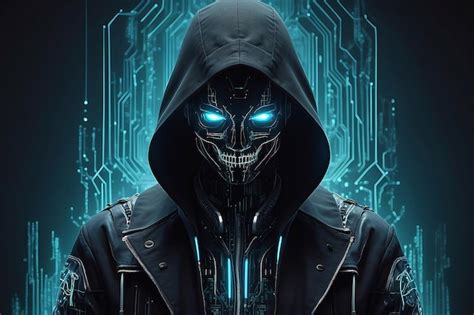 premium photo photo unrecognizable hacker cyber crime generative ai