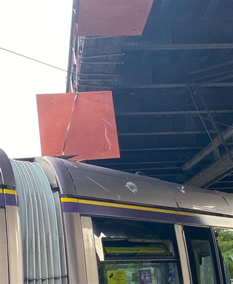 Luas Pantograph Collision With Railway Bridge Beresford Place 11th