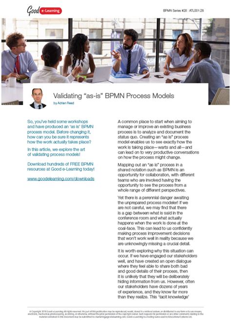 how to make sure bpmn process models are accurate