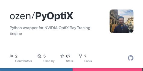Github Ozenpyoptix Python Wrapper For Nvidia Optix Ray Tracing Engine