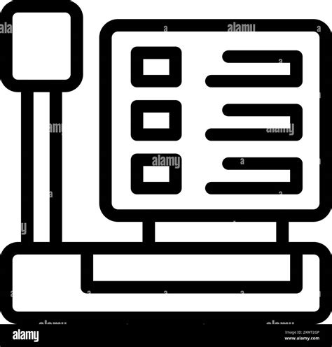 electronic scale is calculating and displaying the weight information