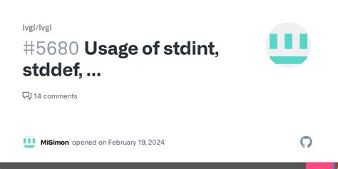 Usage Of Stdint Stddef Issue 5680 Lvgl Lvgl GitHub