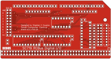 SC719 RCBus Digital I O Module Small Computer Central