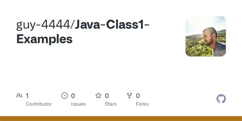 Github Guy 4444java Class1 Examples