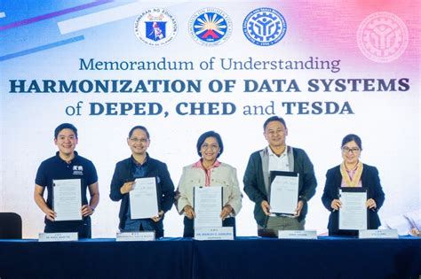 Tesda Deped Ched Seal Stronger Collaboration In First Joint Management Conference Philippine
