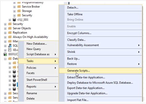 Generate Script With Data In Sql Server Get Solution Here