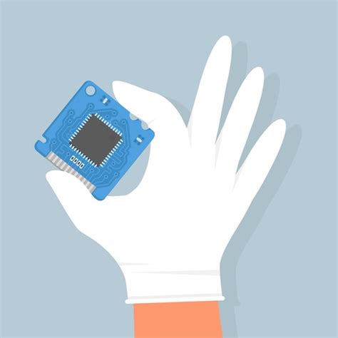 Computer Microprocessor Vectors And Illustrations For Free Download
